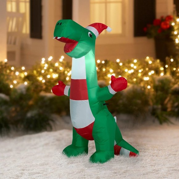 Holiday Time | Holiday | Holiday Time Festive Dinosaur Christmas ...